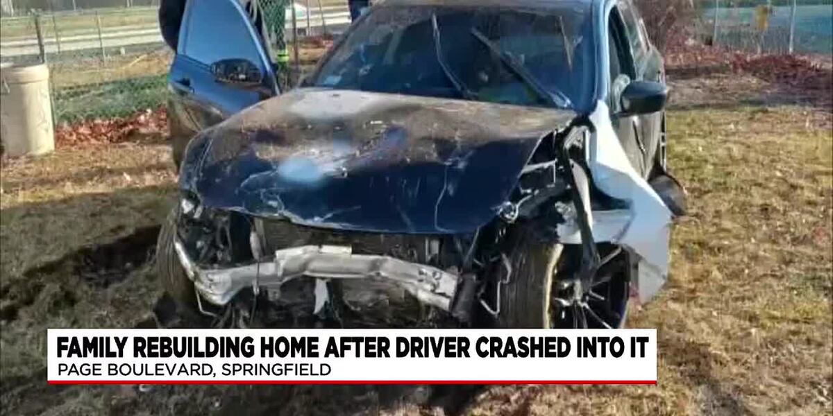 Springfield family rebuilding after vehicle crashes into home Springfield family rebuilding after vehicle crashes into home